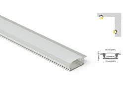 LED Aluminium profile for LED strip 1707A